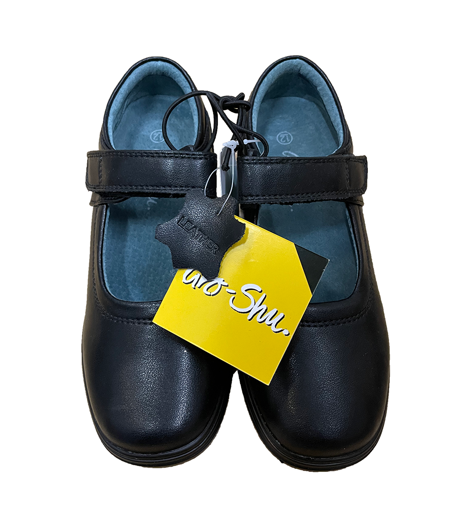 Kids Gro Shu Mary-Jane Leather School Shoes – VToria Schoolwear